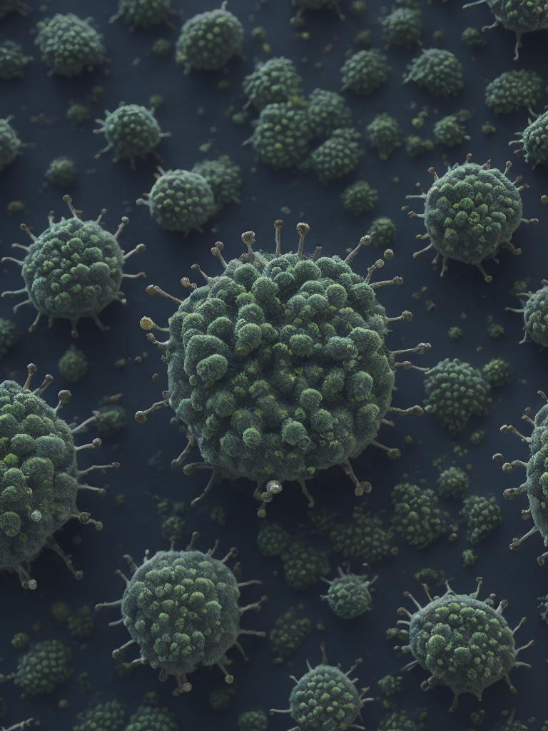 Premium Free ai Images | bacteria texture pattern background top view ...