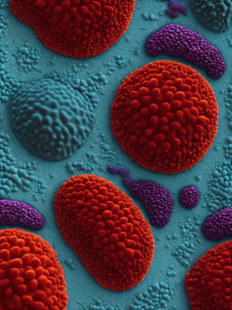 Premium Free ai Images | bacteria texture pattern background top view ...