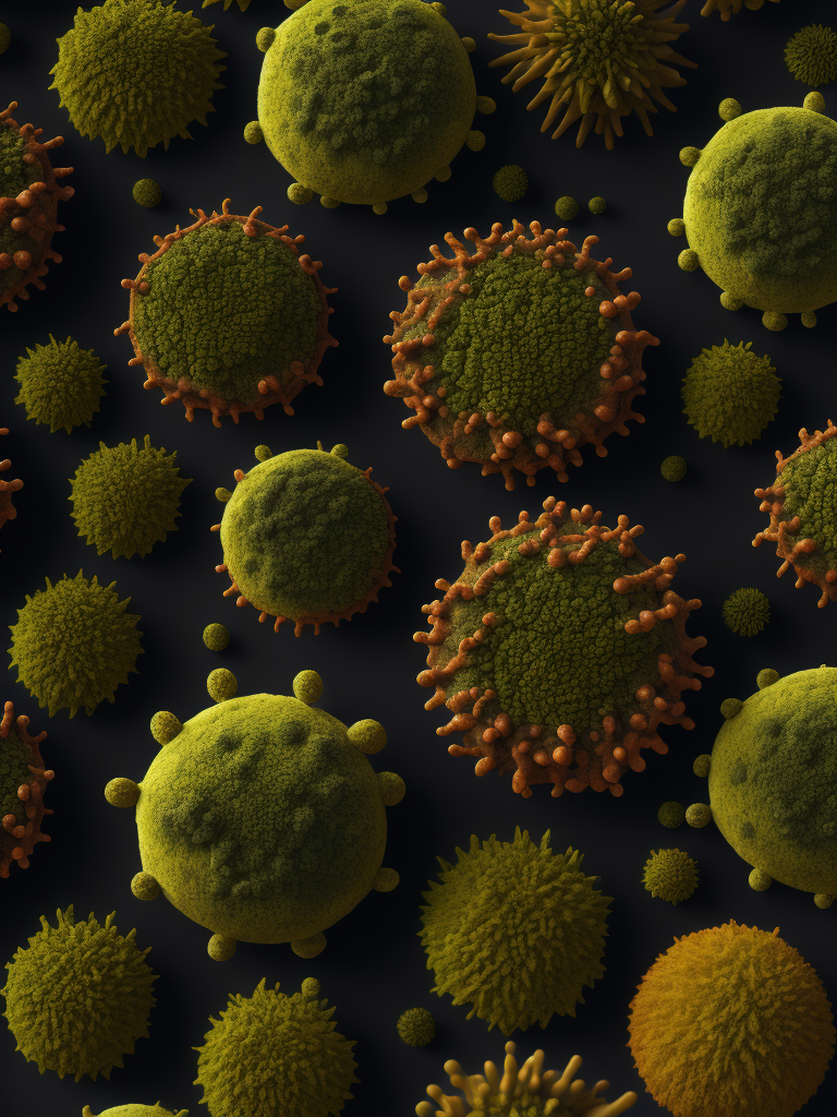 Premium Free ai Images | bacteria texture pattern background top view ...