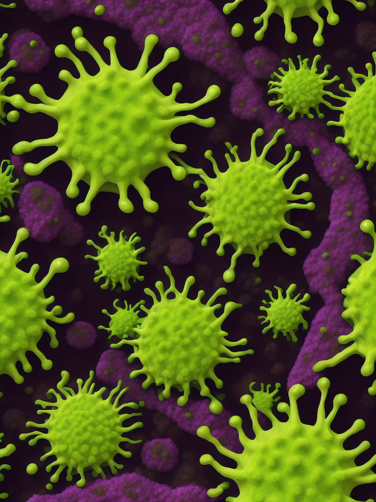 Premium Free ai Images | bacteria texture pattern background top view ...