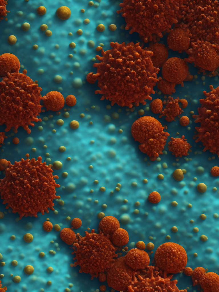 Premium Free ai Images | bacteria texture pattern background top view ...