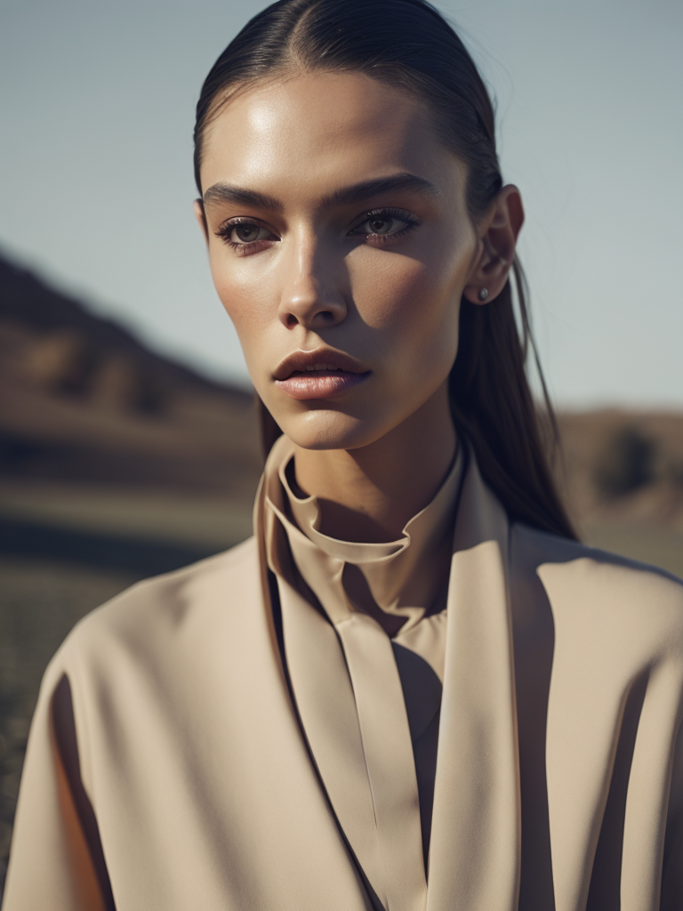 Premium Free ai Images | vogue italia magazine walking outdoors ultra ...