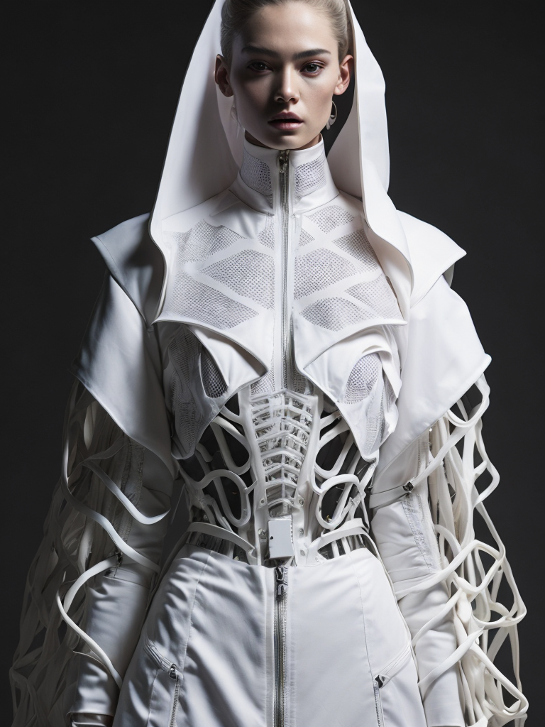 Premium Free ai Images | wearable architecture architectural fashion ...