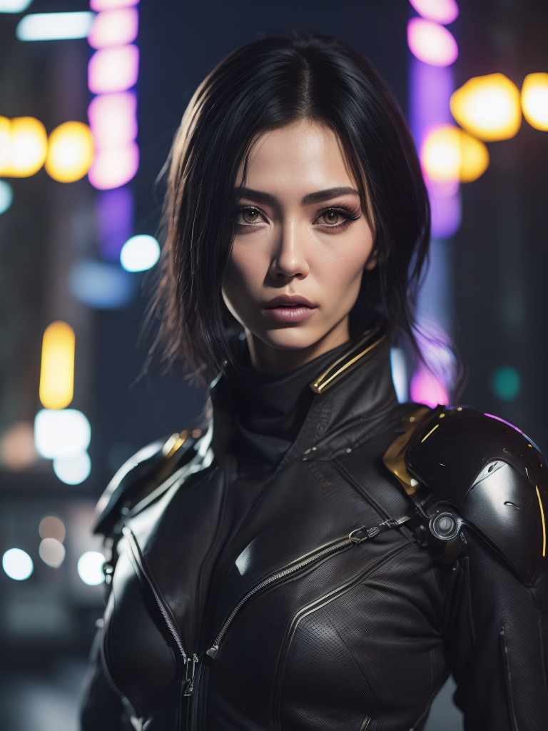 Lumenor AI Image Generation - beautiful full body shot of reika black ...