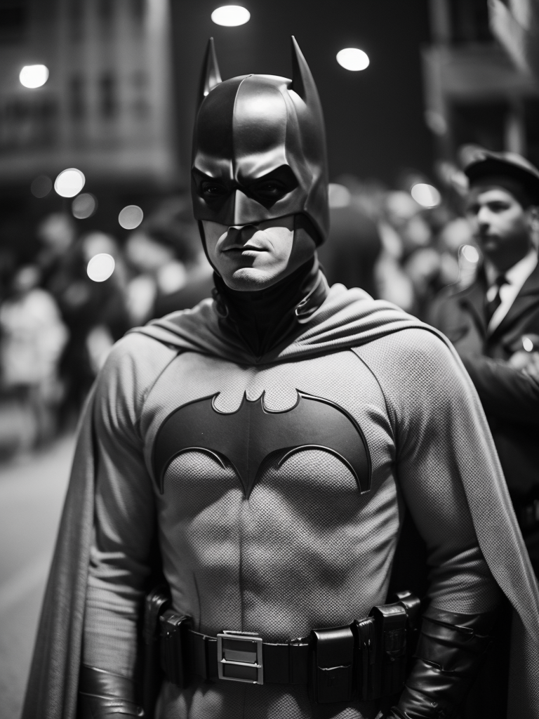 Premium Free ai Images | batman arrested by police in candid photo in ...