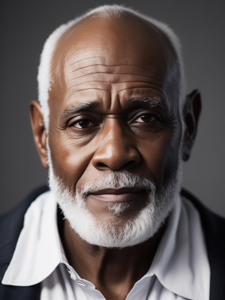 Premium Free ai Images | portrait of hide your pain harold with black ...