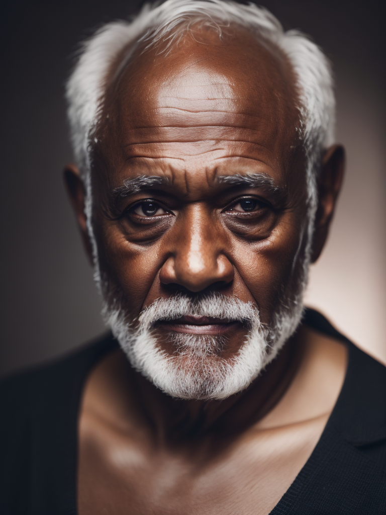 Premium Free ai Images | portrait of hide your pain harold with black ...