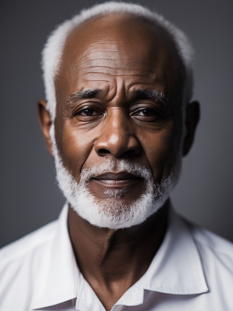 Premium Free ai Images | portrait of hide your pain harold with black ...