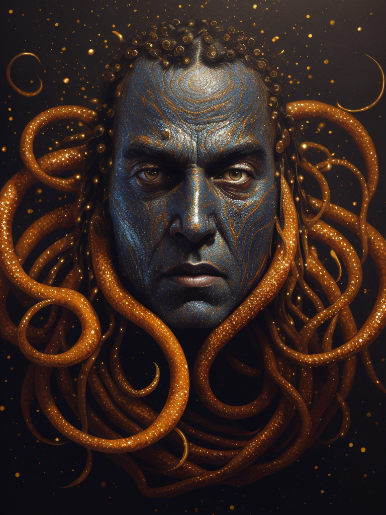 Premium Free ai Images | vibrant fine art pointillism engraved into ...