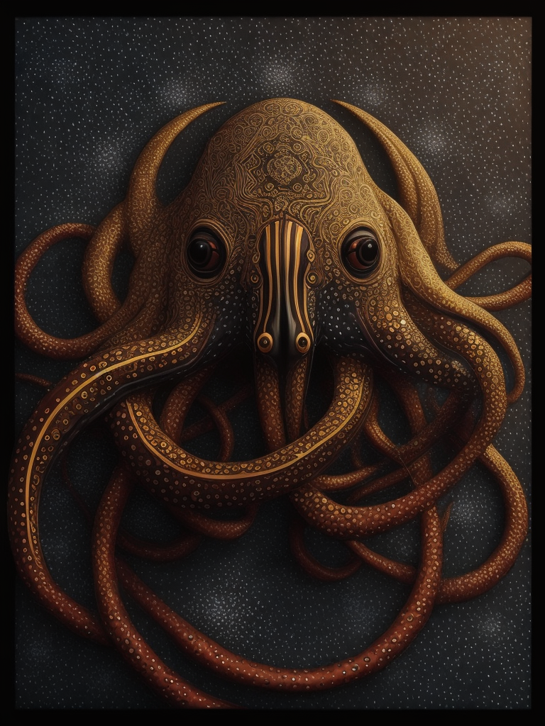 Premium Free ai Images | vibrant fine art pointillism engraved into ...