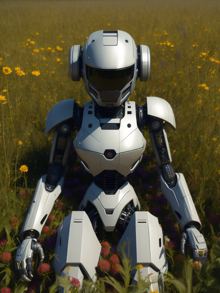 Premium Free ai Images | discarded broken full body female robot ...