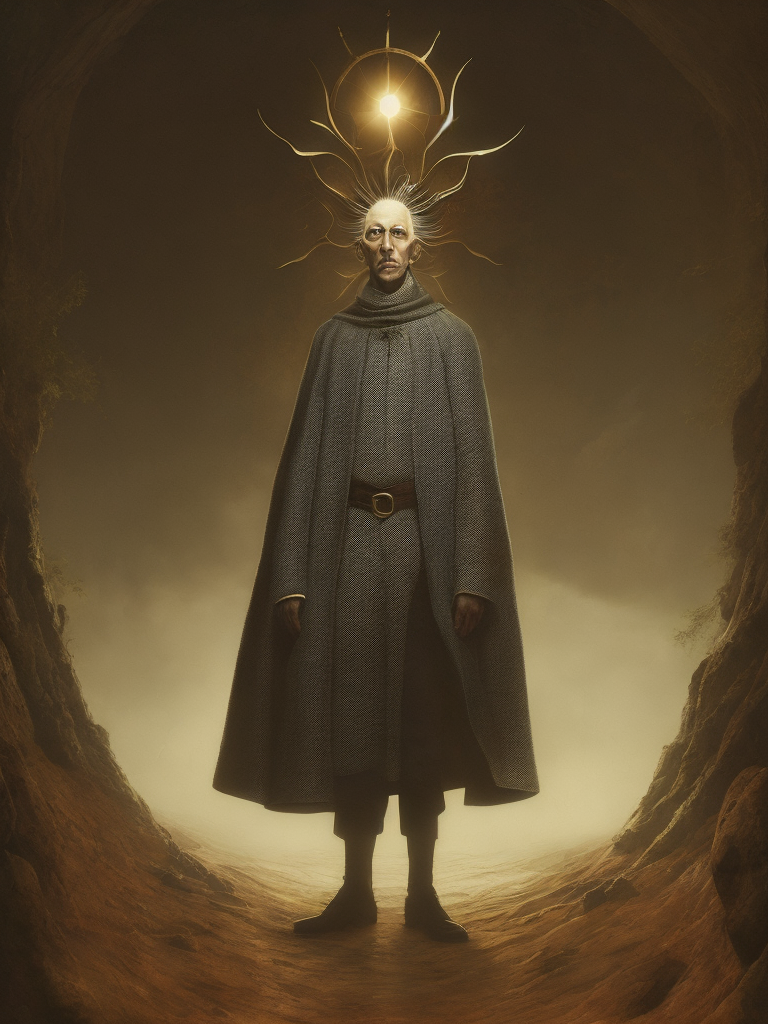 Premium Free ai Images | eldritch sun priest by remedios varo mario ...