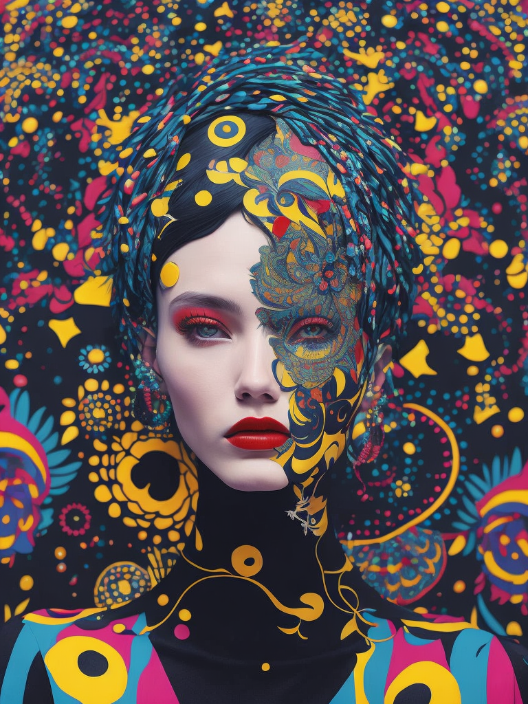 Premium Free ai Images | rankled and filed surreal psychedelic avant ...