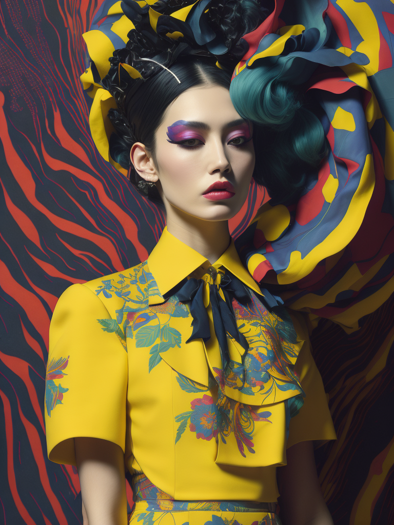 Premium Free ai Images | rankled and filed surreal psychedelic avant ...