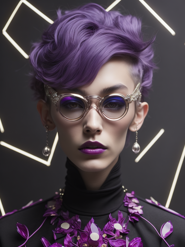 Premium Free ai Images | purple and pink retrofuturism retro future ...