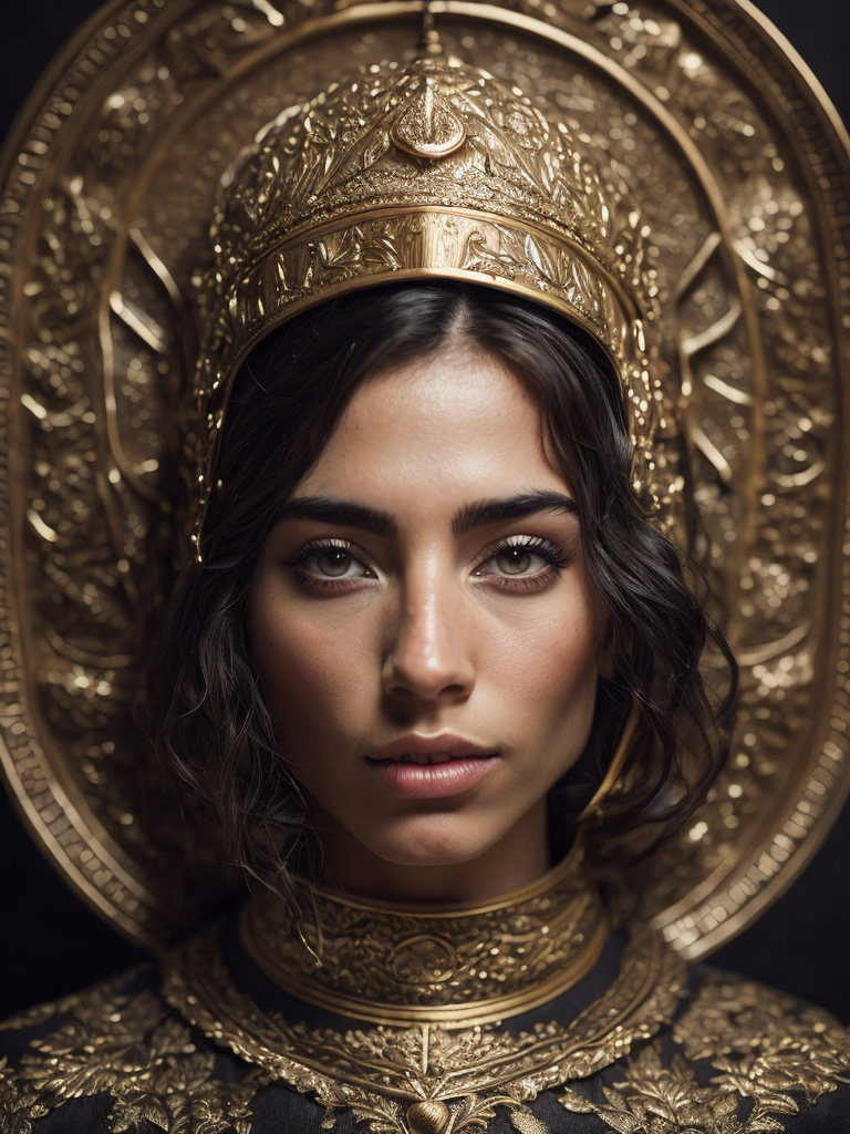 Premium Free ai Images | photorealistic golden mage of stunningly ...