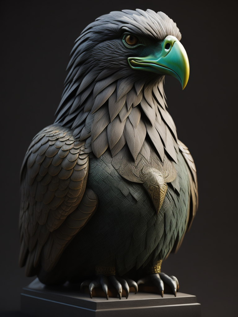 Premium Free ai Images | aztec era xiuhtecuhtli marble sculpture aztec ...