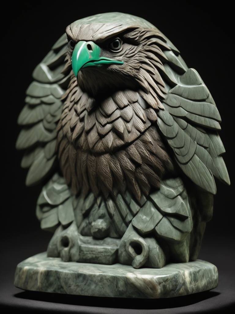 Premium Free ai Images | aztec era xiuhtecuhtli marble sculpture aztec ...