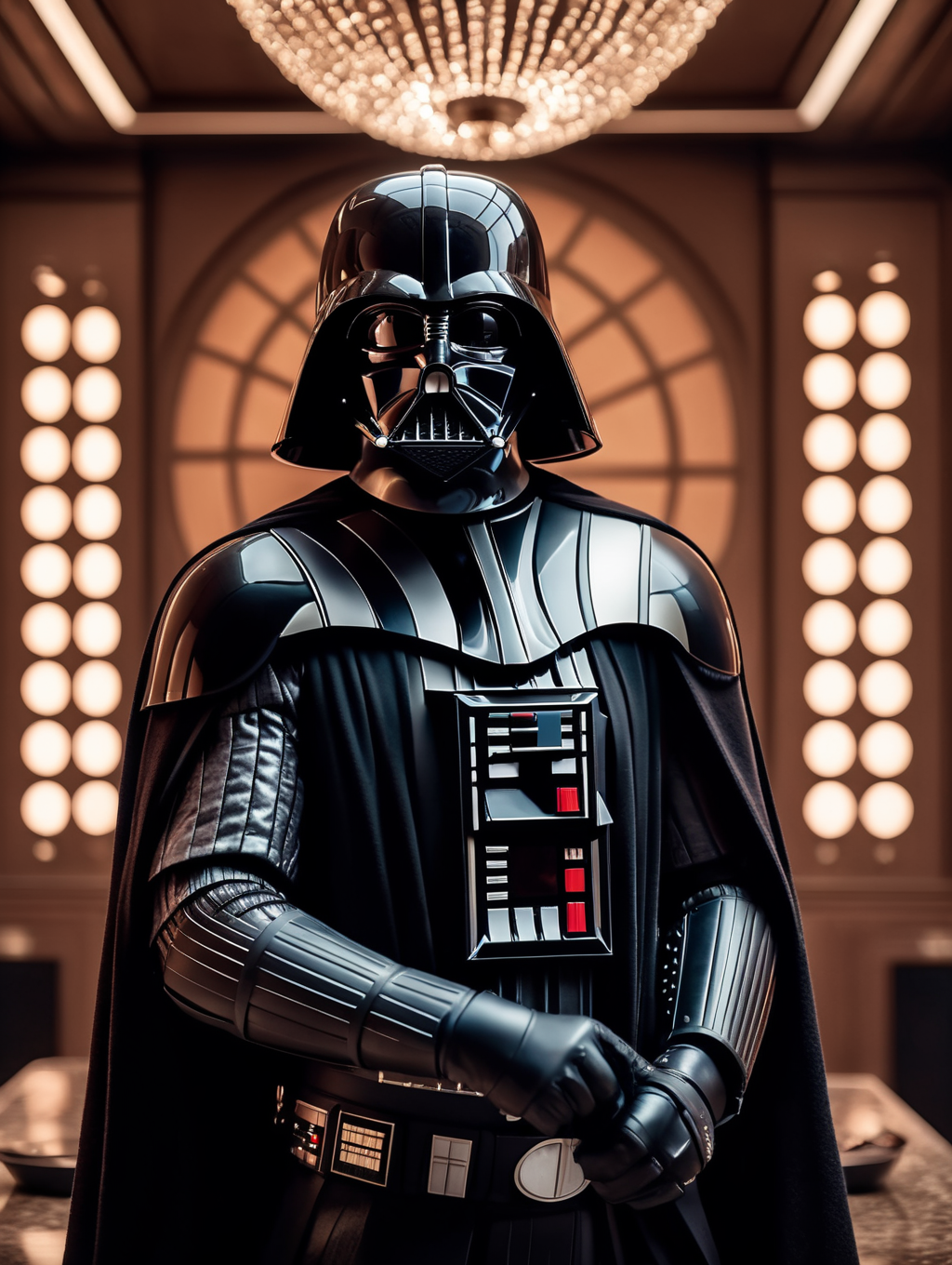 Premium Free ai Images | vogue photoshoot of darth vader of star wars ...
