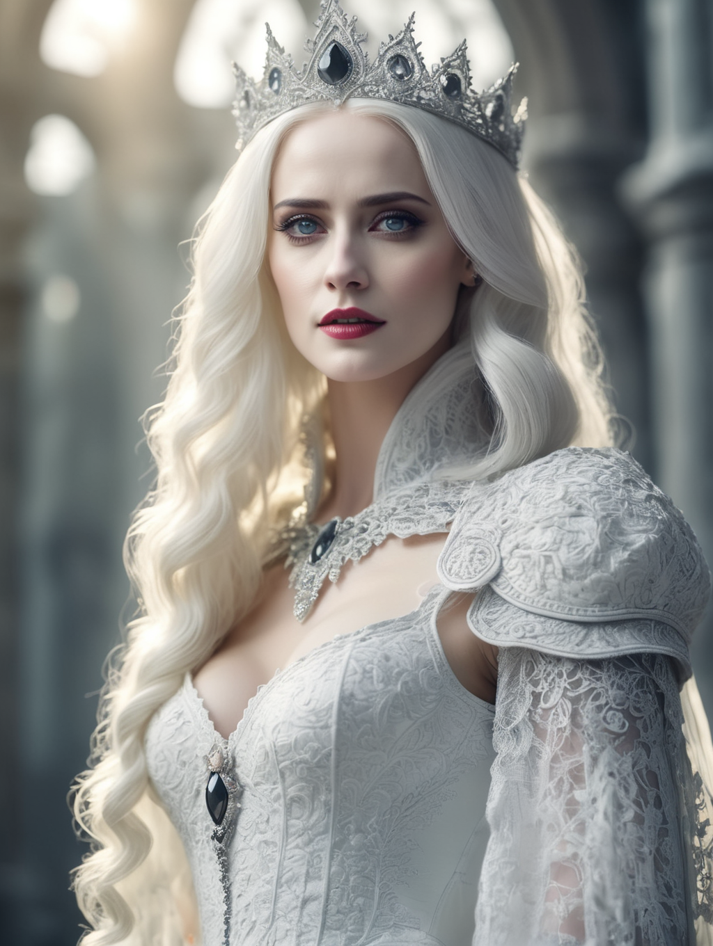 Premium Free ai Images | vampire queen backlit intricate details highly ...