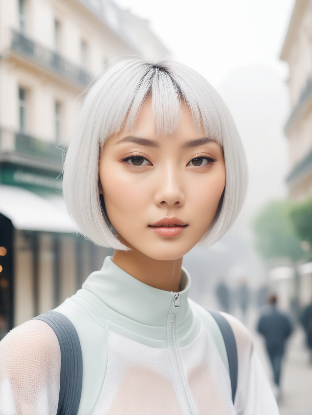 Premium Free ai Images | portrait of beautiful japanese fashion model ...