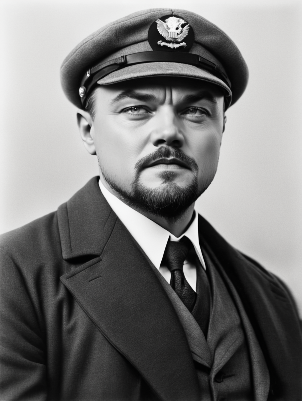 Premium Free ai Images | closeup portrait of balding leonardo dicaprio ...
