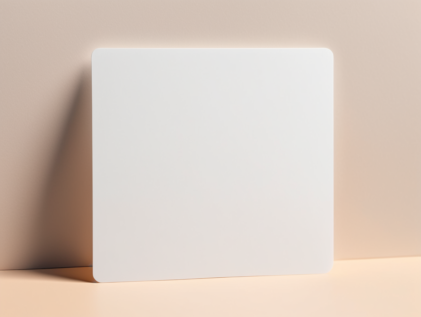 Premium Free ai Images | stationery mockup white square card large ...