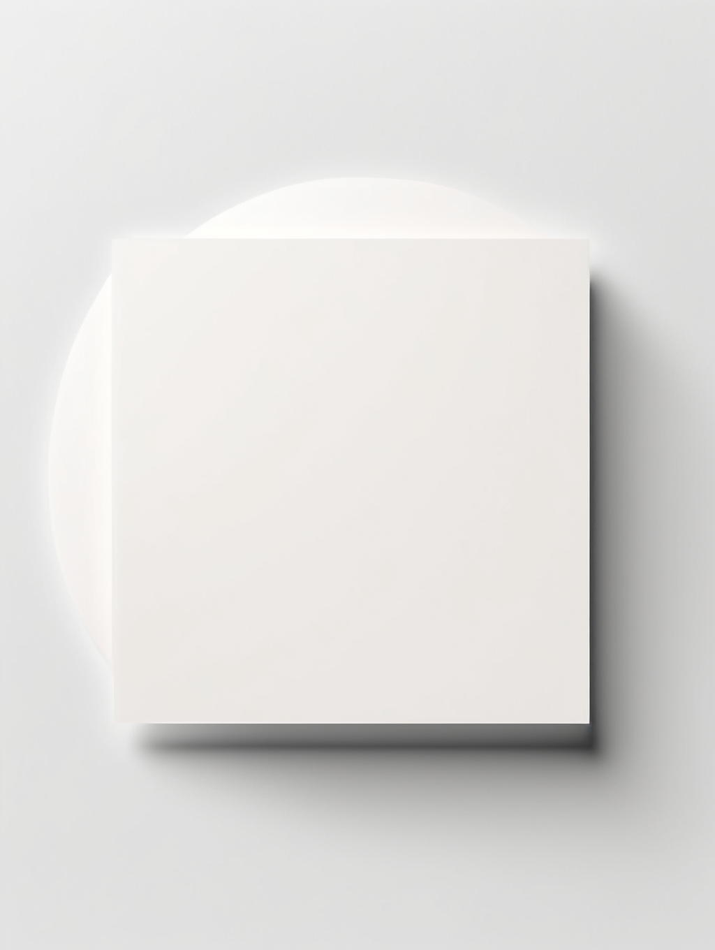 Premium Free ai Images | stationery mockup white square card large ...