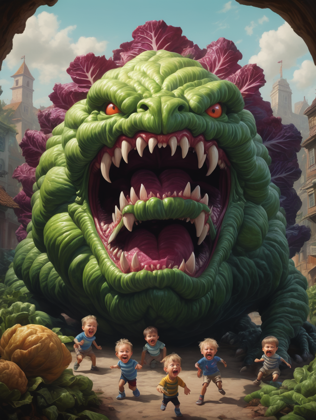 Premium Free ai Images | surrealism painting extreme detail fine ...