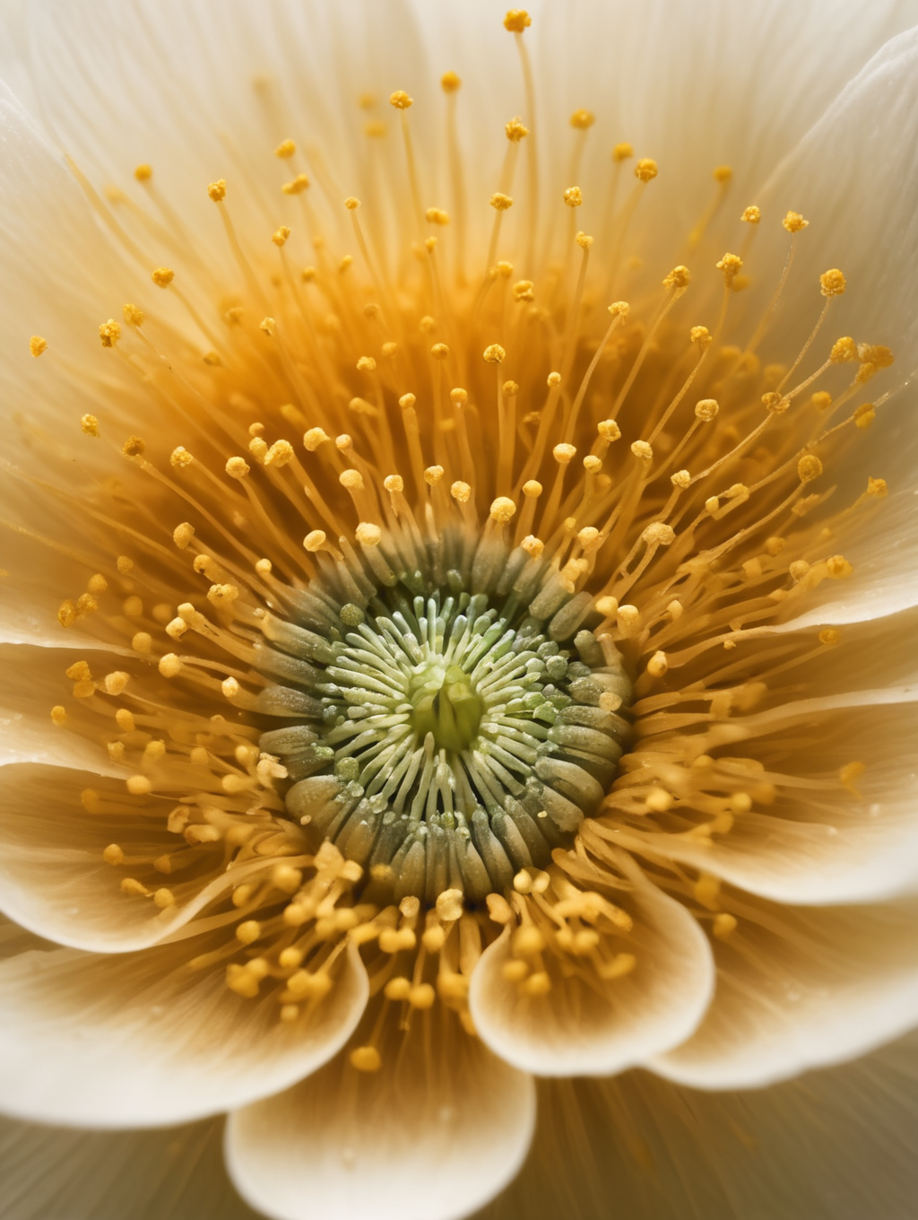 Premium Free ai Images | inside flower the view transforms into ...