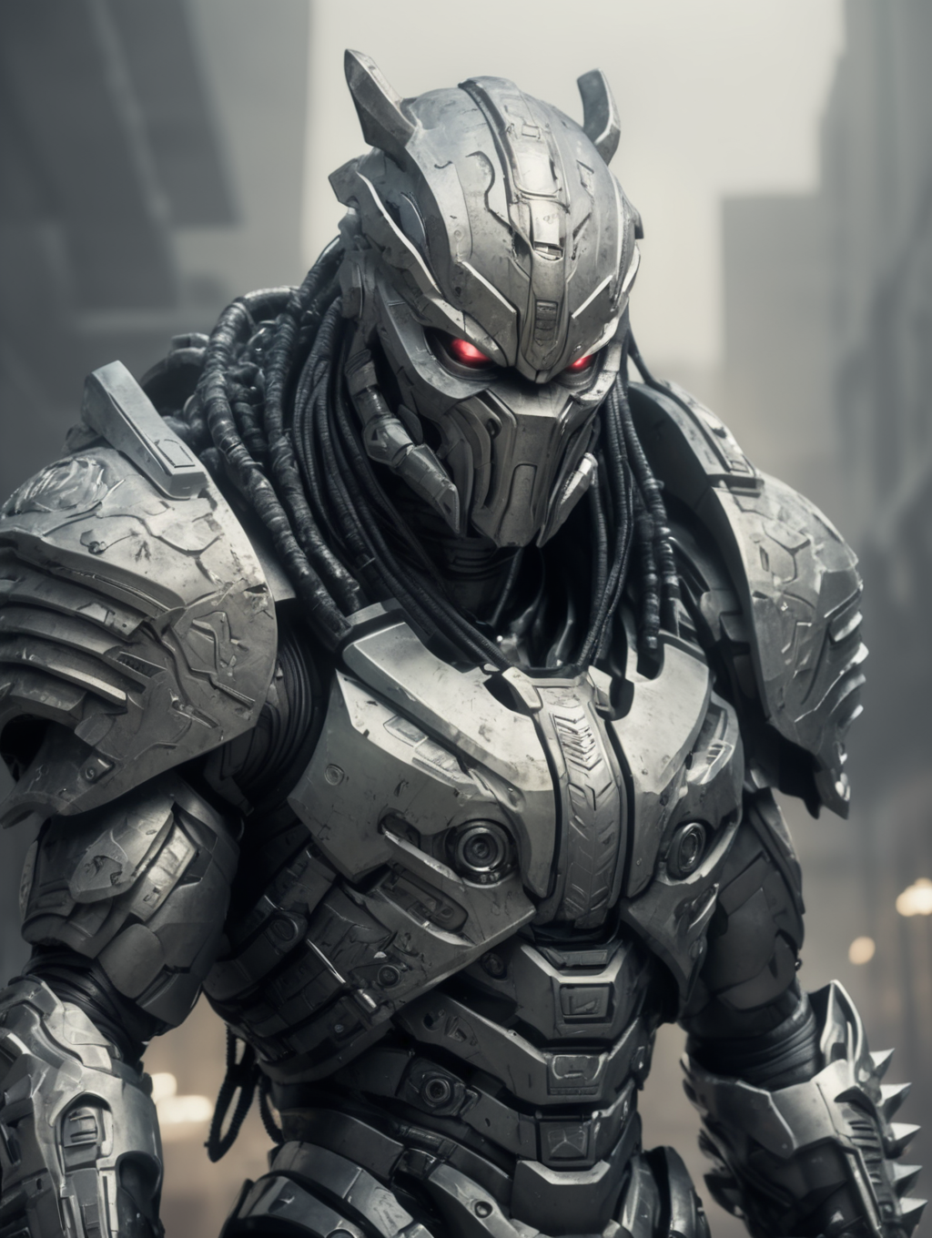 Premium Free ai Images | cyber predator in the year of