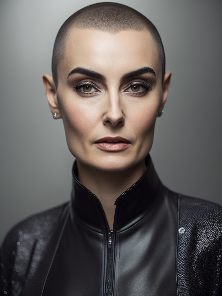 Lumenor AI Image Generation - sinead oconnor black latex ultra photo ...