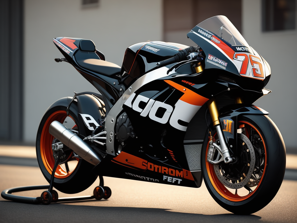 Premium Free ai Images | motogp inspired motorcycle livery for street bike