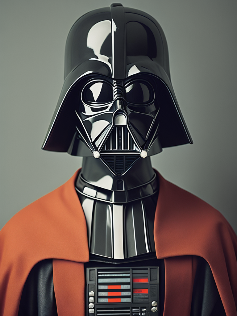 Premium Free ai Images | puertorrican portrait of darth vader of star ...