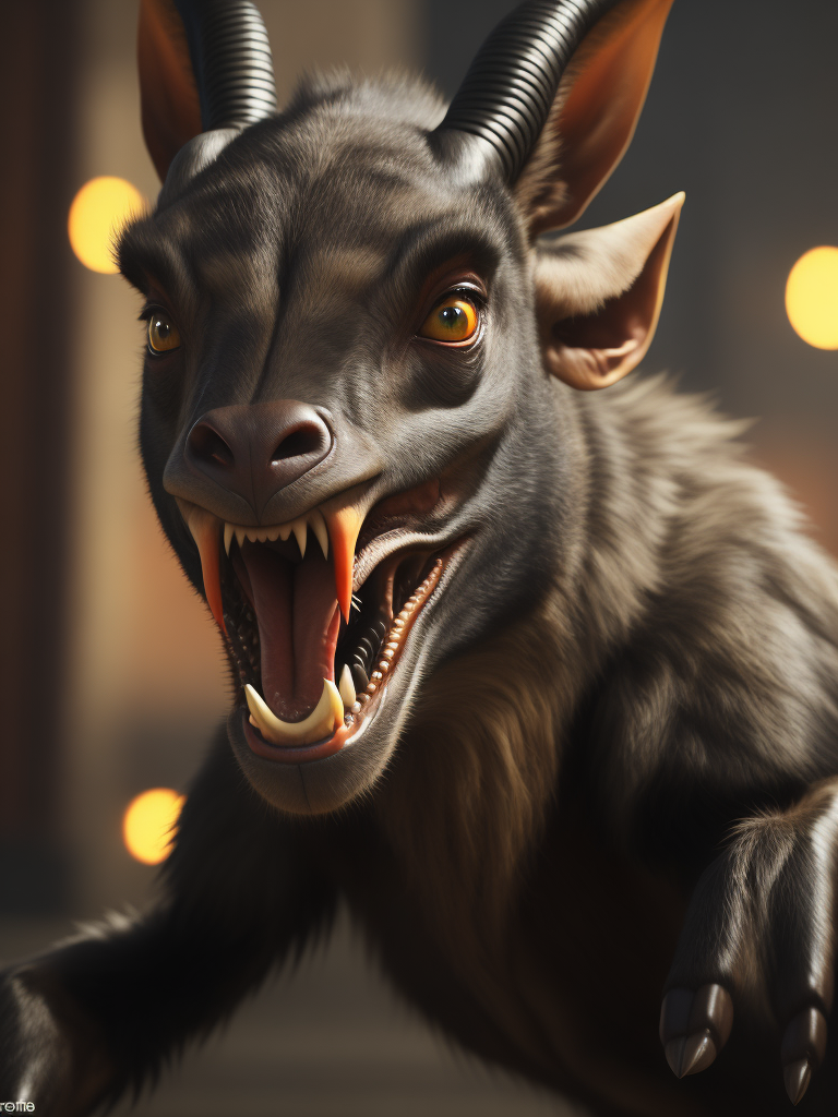 Premium Free ai Images | certainly the chupacabra is legendary creature often associated with ...