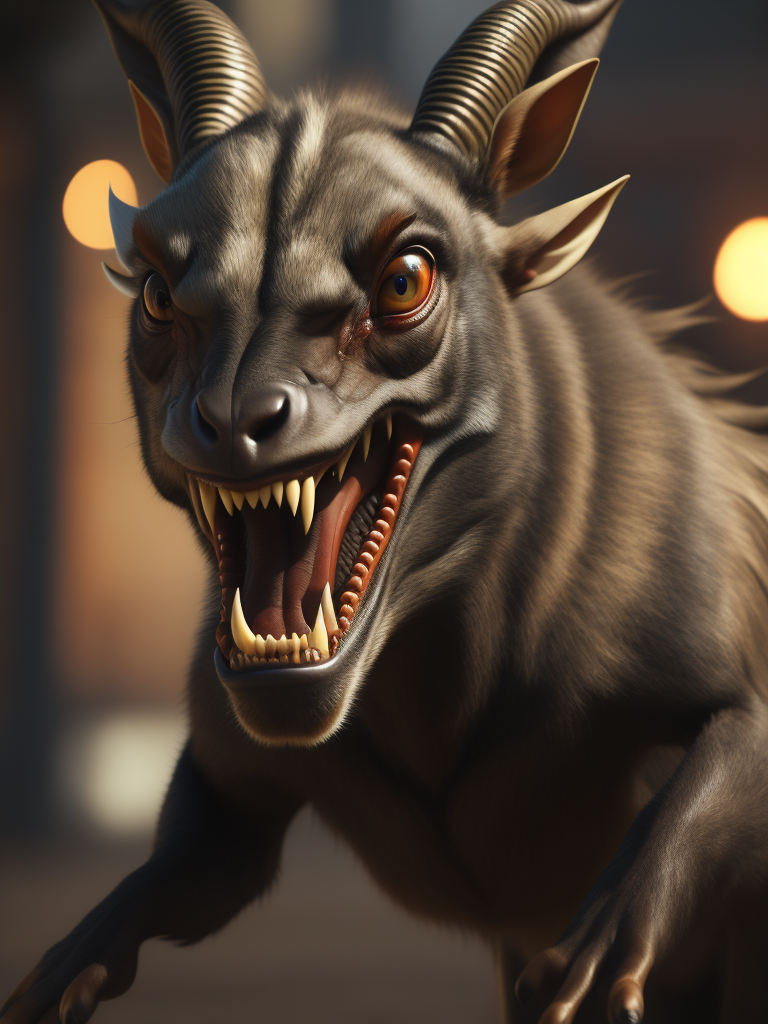 Premium Free ai Images | certainly the chupacabra is legendary creature often associated with ...