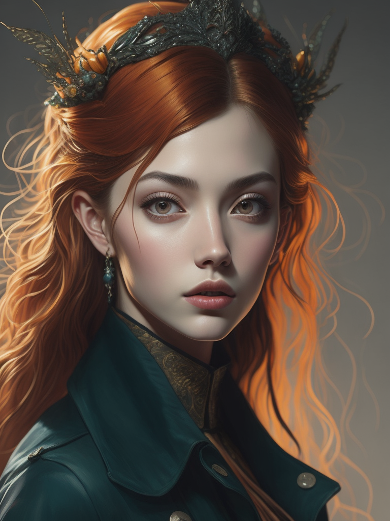 Premium Free ai Images | draw ahegao belle delphine young woman ...