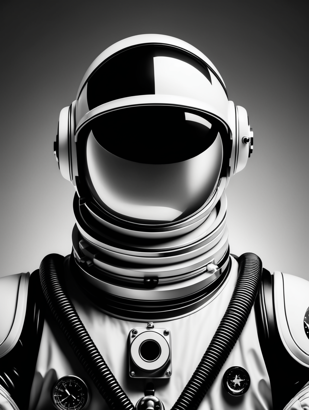 Premium Free ai Images | spaceman minimalistic picture mainly the ...