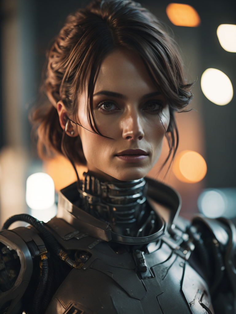 Premium Free ai Images | very attractive robot woman