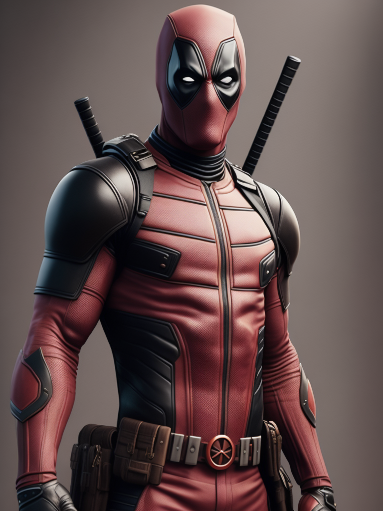 Premium Free ai Images | deadpool in pink suit