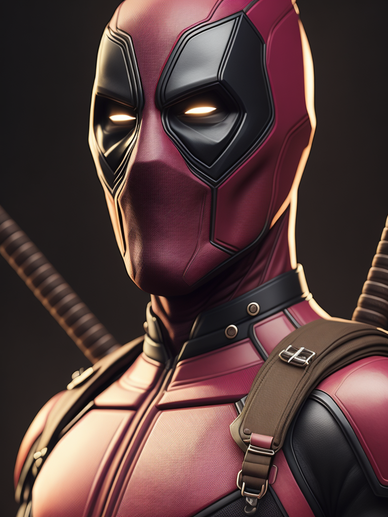 Premium Free ai Images | deadpool in pink suit