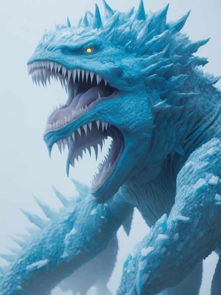 Premium Free ai Images | shimu the very first kaiju and origin of all ...