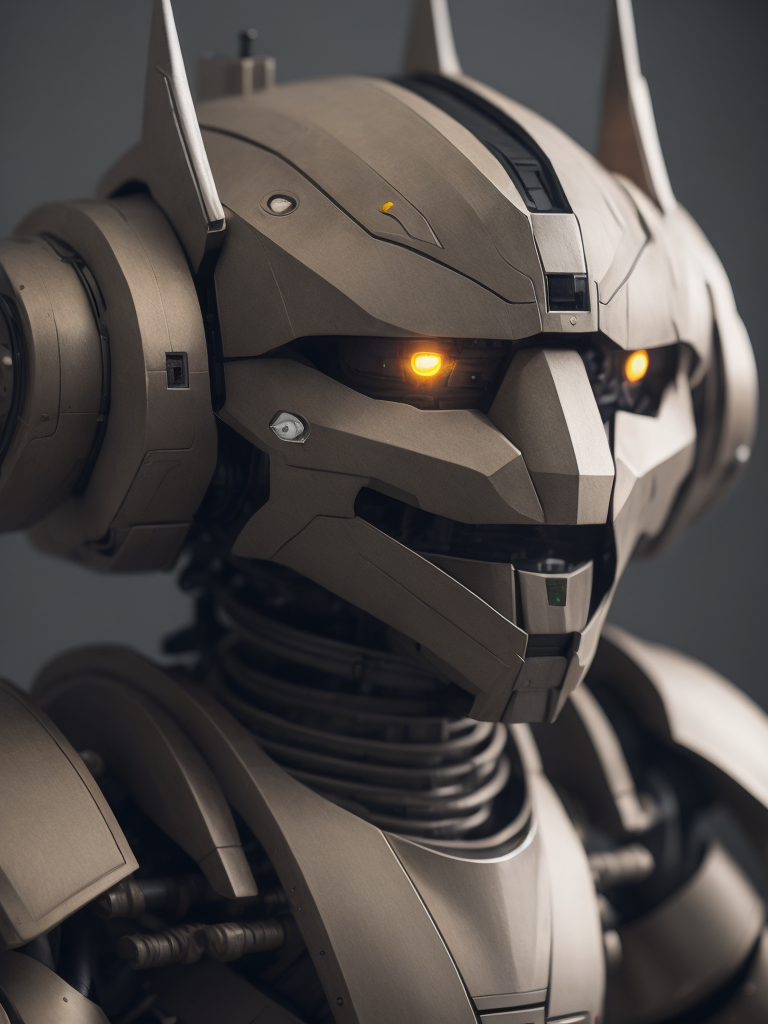 Premium Free ai Images | pepe the ftog as the mecha robot