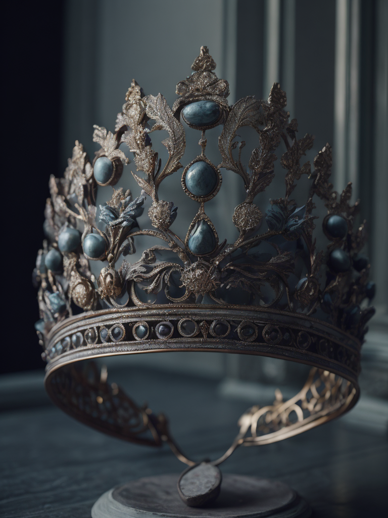 Premium Free ai Images | marble ancient tiara