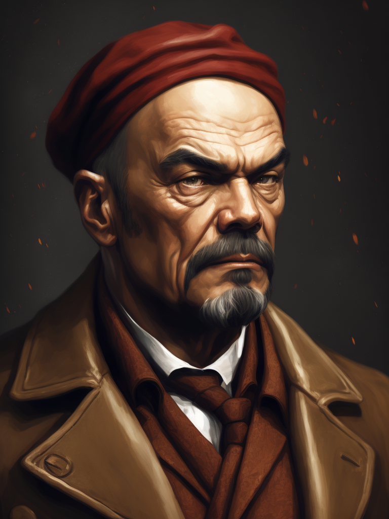 Premium Free ai Images | lenin