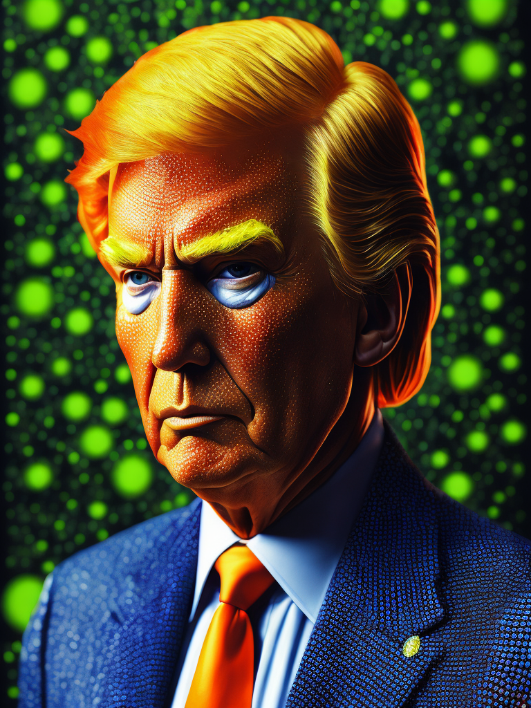 Premium Free ai Images | fine art fluorescent pointillism sci fi ...