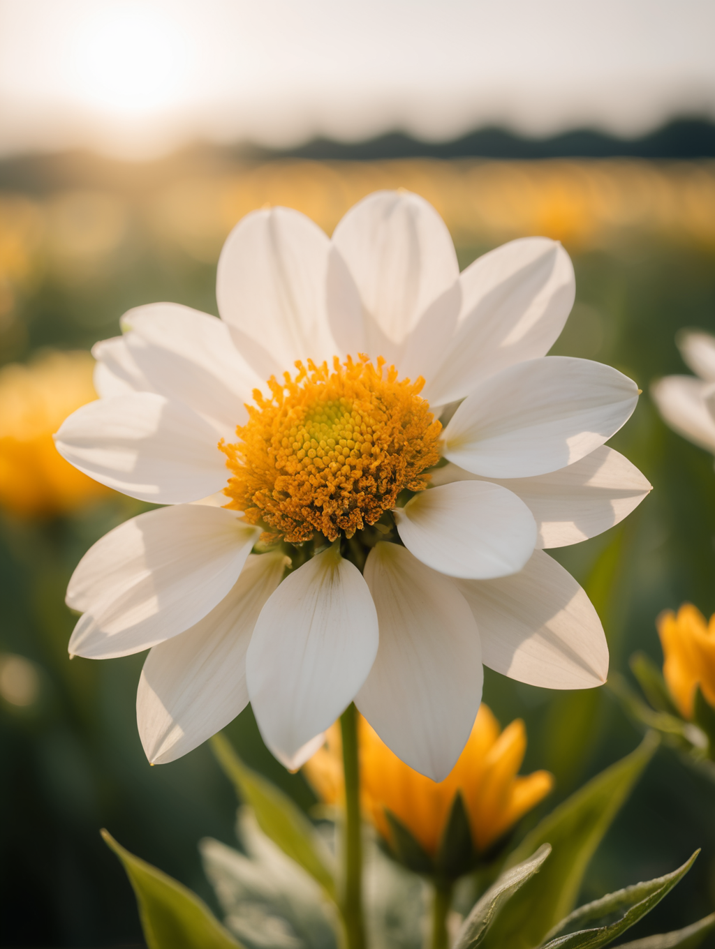 Premium Free ai Images | flower shoot on macro shallow depth of field ...
