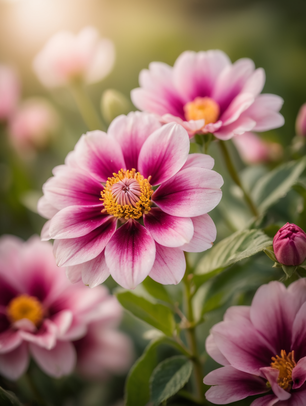 Premium Free ai Images | flower shoot on macro shallow depth of field ...