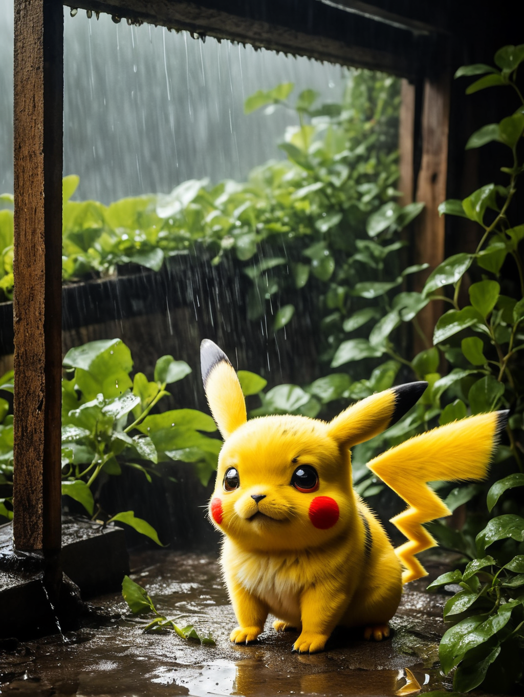Premium Free ai Images | imagine pikachu the beloved pokemon joyfully ...