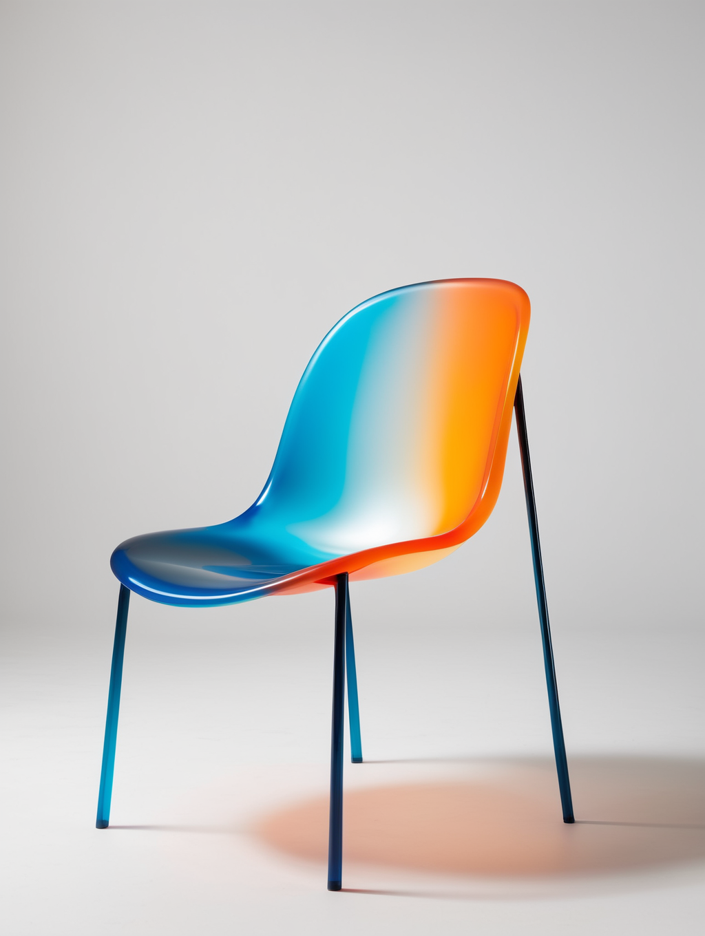 Premium Free ai Images | una silla minimalista contemporanea de ...